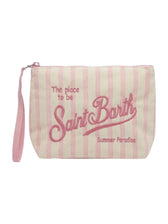 MC2 SAINT BARTH Clutch Unisex adult ALINE COTTON 00239L TINY V STRI