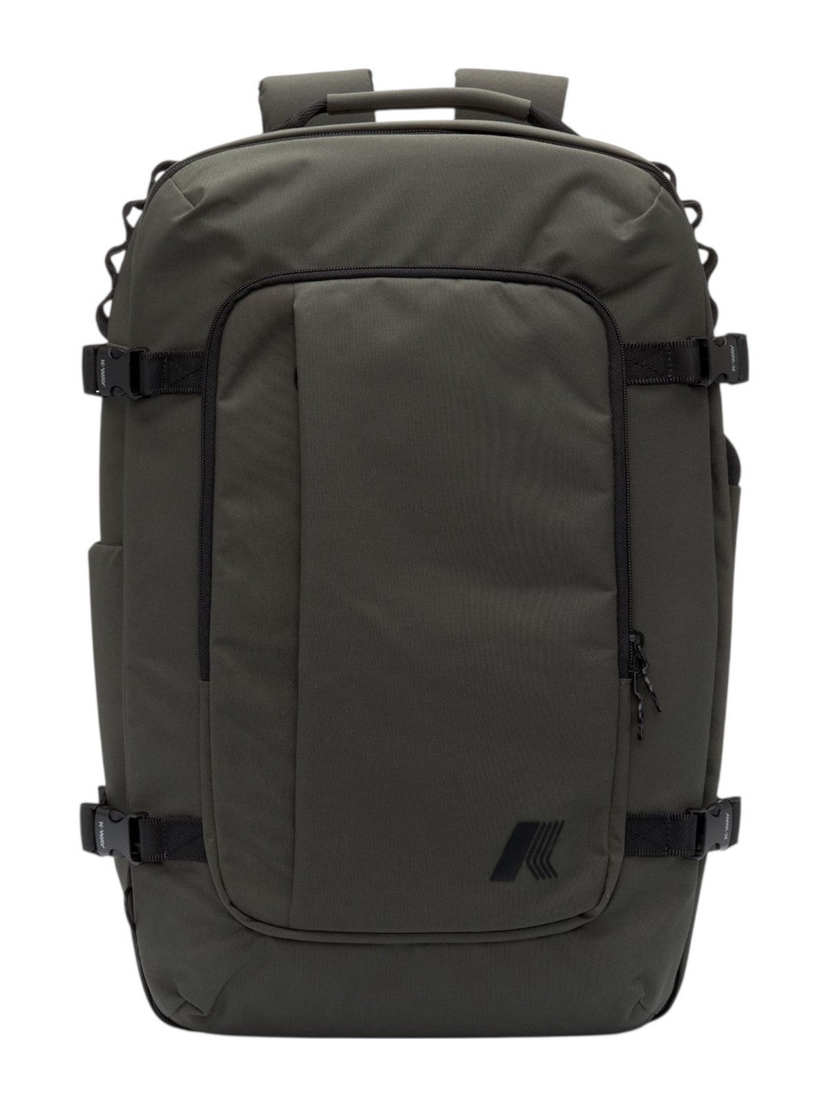 K-WAY Unisex adult backpack SALOME K5123WW WMR GREEN BLACKISH