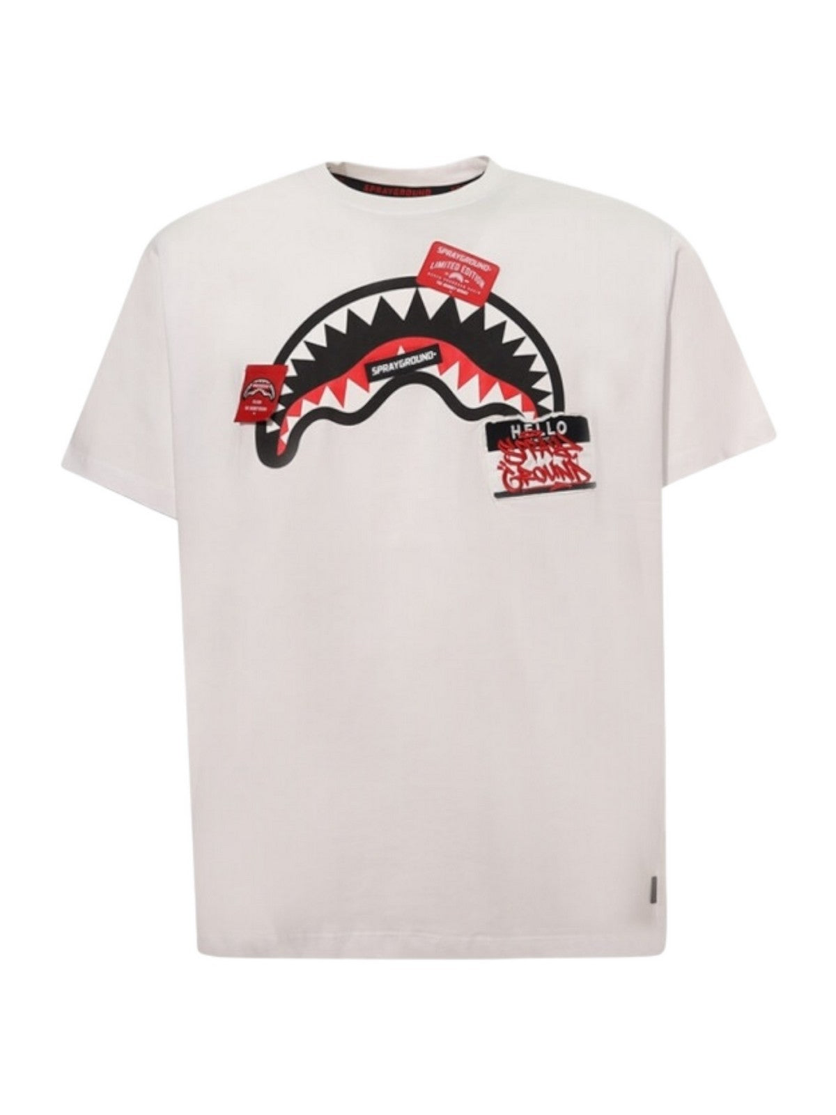 SPRAYGROUND T-Shirt e Polo Uomo SP439WHT Bianco