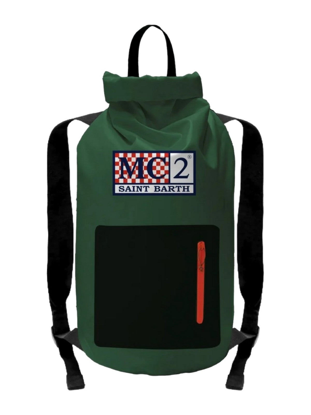 Mc2 Saint Barth Men's Waterproof Backpack Men's Backpack 03552F Green